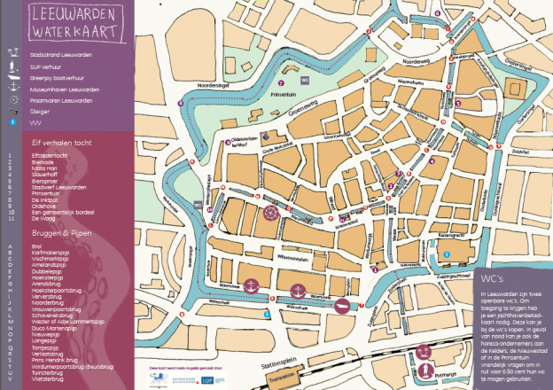 Plattegrond van Leeuwarden - A Guide to Leeuwarden